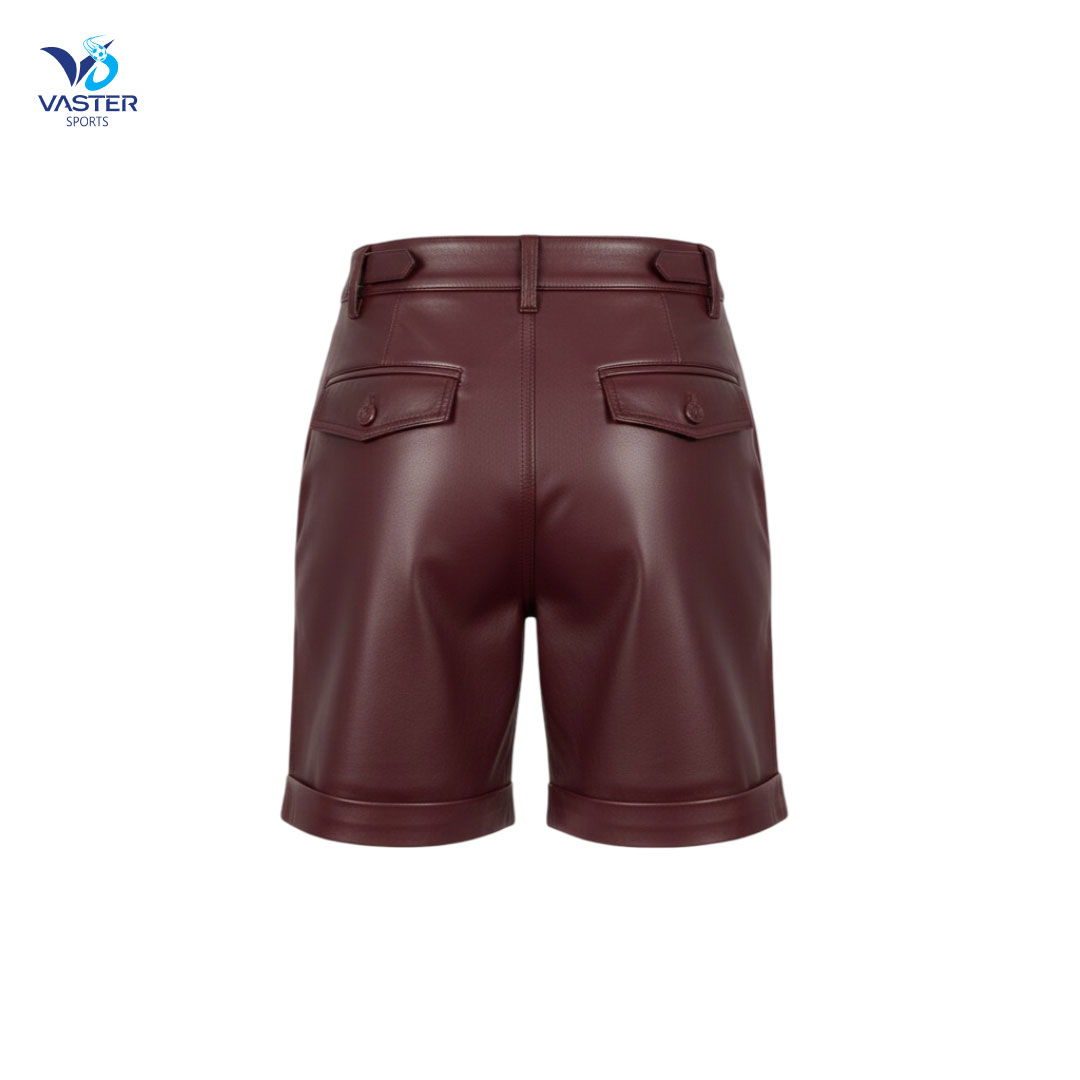 Tailored Leather Shorts Women | Nova Sleek Everyday Wear - Vaster Sports